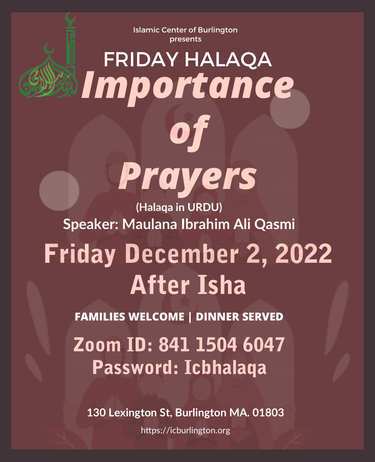 Events for March 2025 – Islamic Center of Burlington